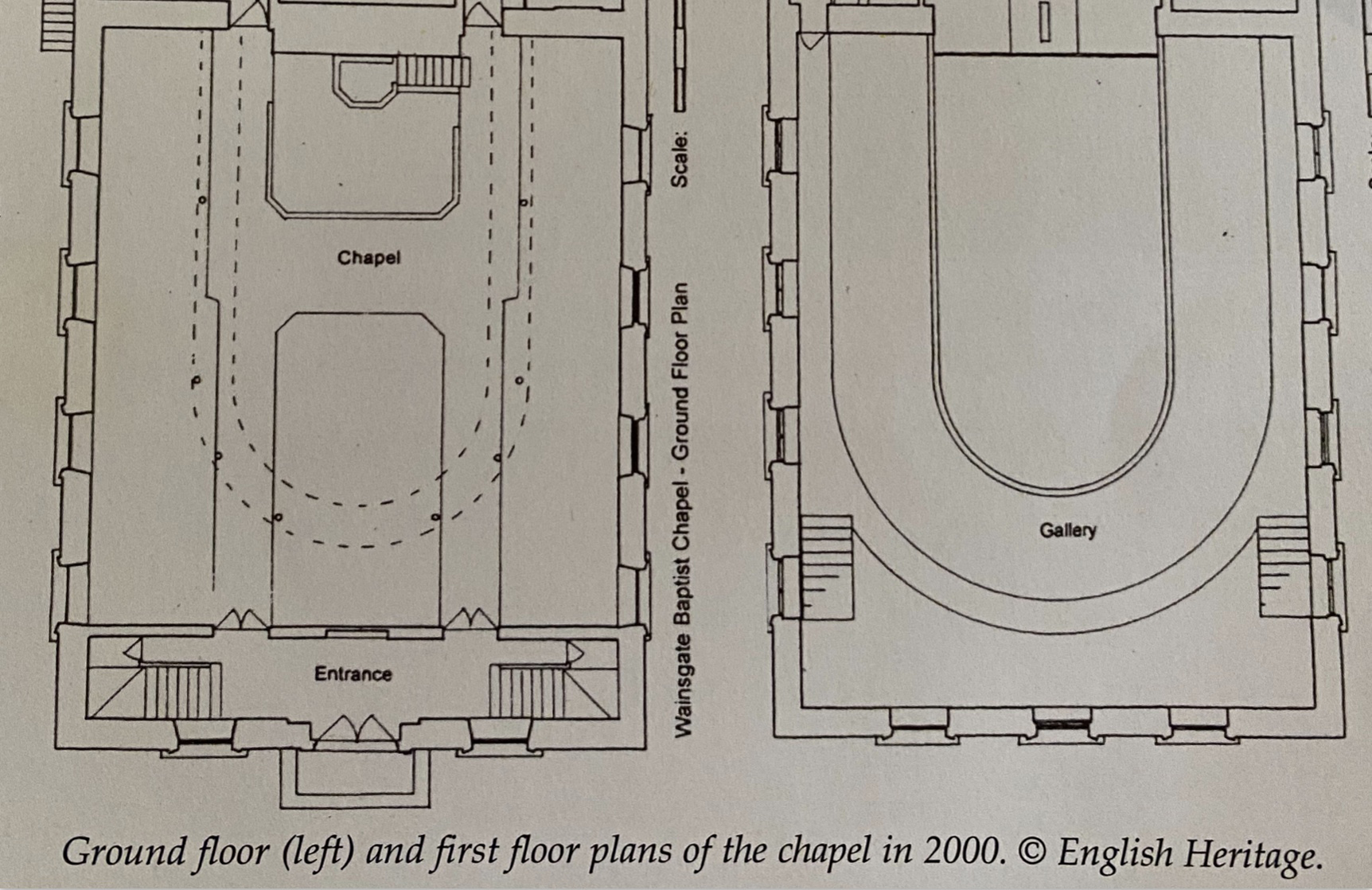 SEATING PLAN – WAINSGATE CHAPEL